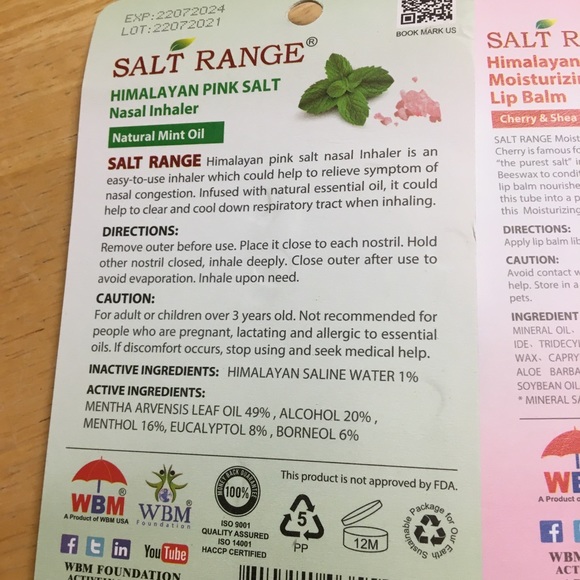 Salt Range | Bath & Body | Salt Range Himalayan Lip Balm And And ...